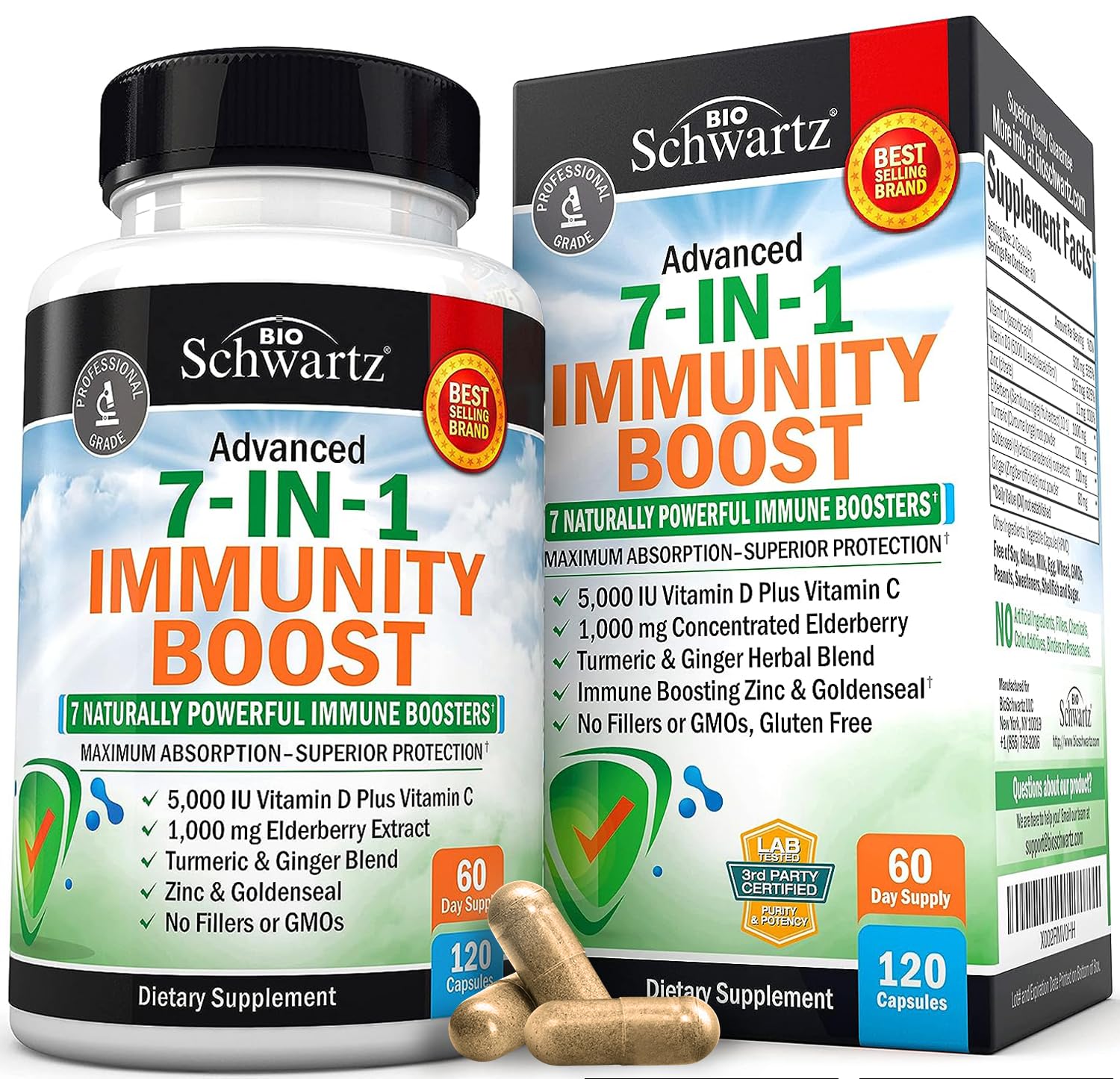 Elderberry immune support supplement