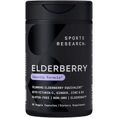 elderberry immunity capsules for wellness