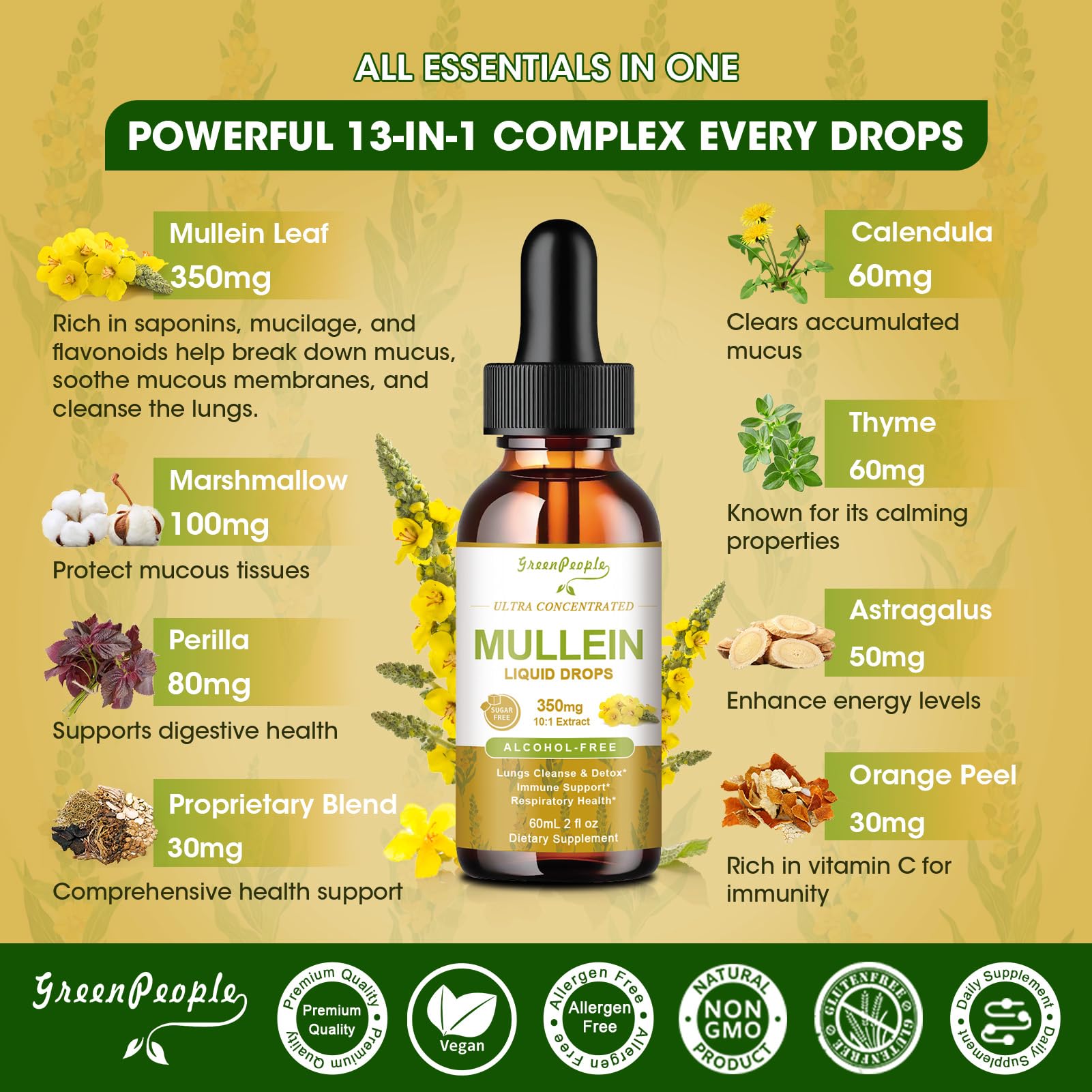 Elderberry infused herbal supplement