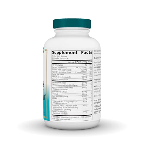 Elderberry infused immune support supplements
