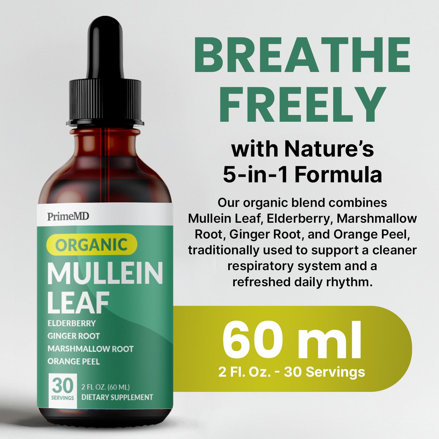 Elderberry infused mullein tincture