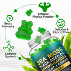 Elderberry infused Sea Moss Gummies