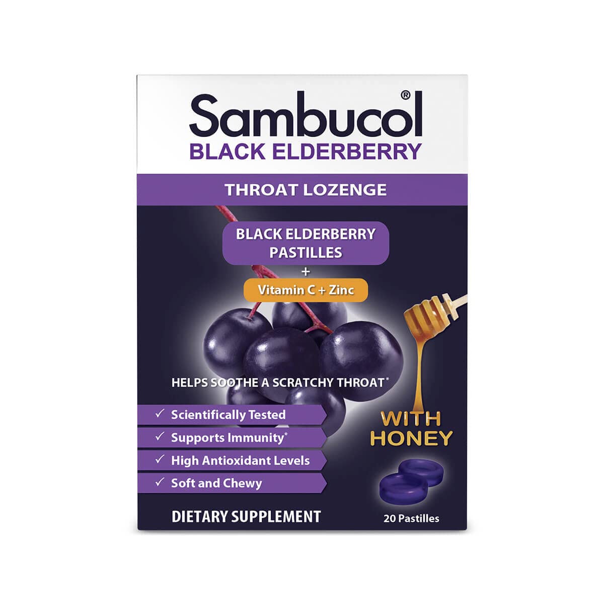 elderberry lozenges for cold symptoms