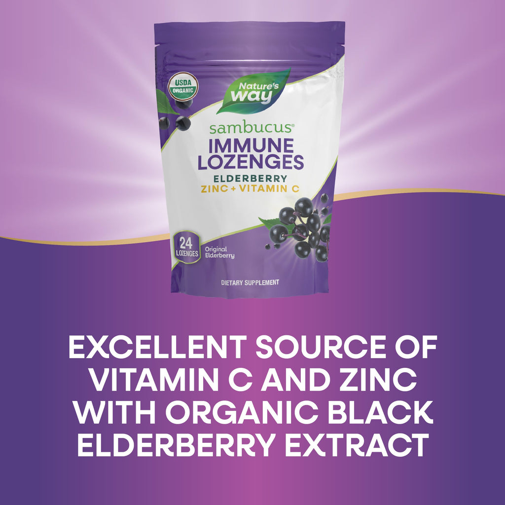 Elderberry lozenges for on-the-go immune support