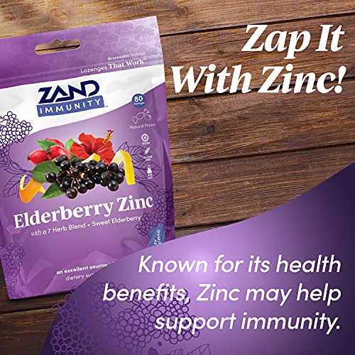 Elderberry lozenges in convenient 80ct bags