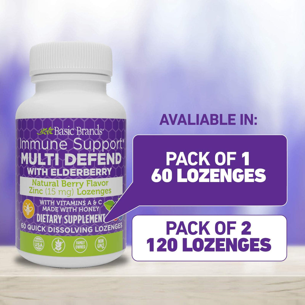 elderberry lozenges with vitamins
