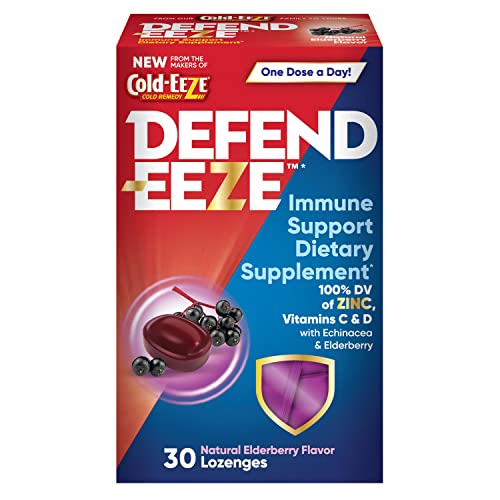 Elderberry lozenges with zinc