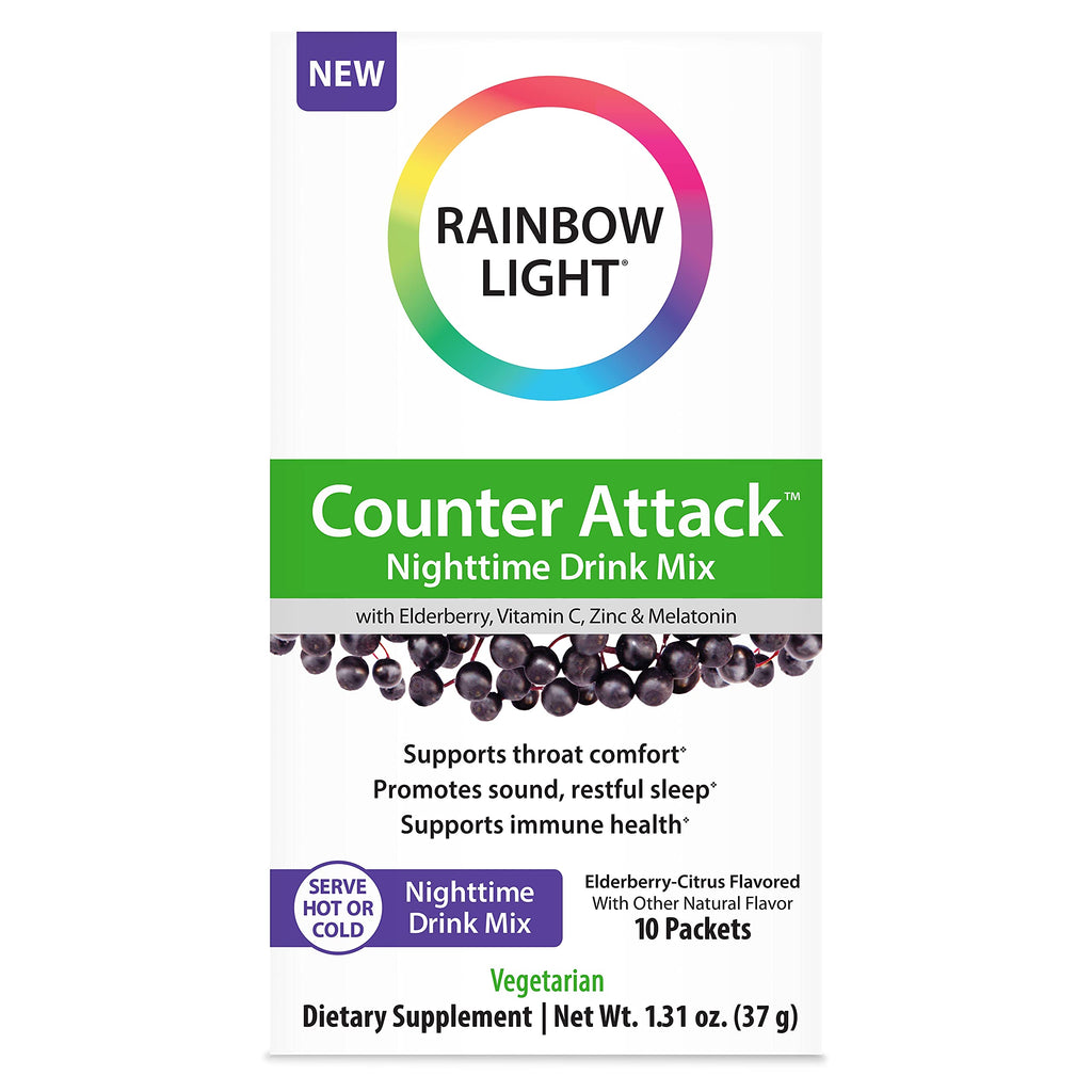Elderberry nighttime immune support drink