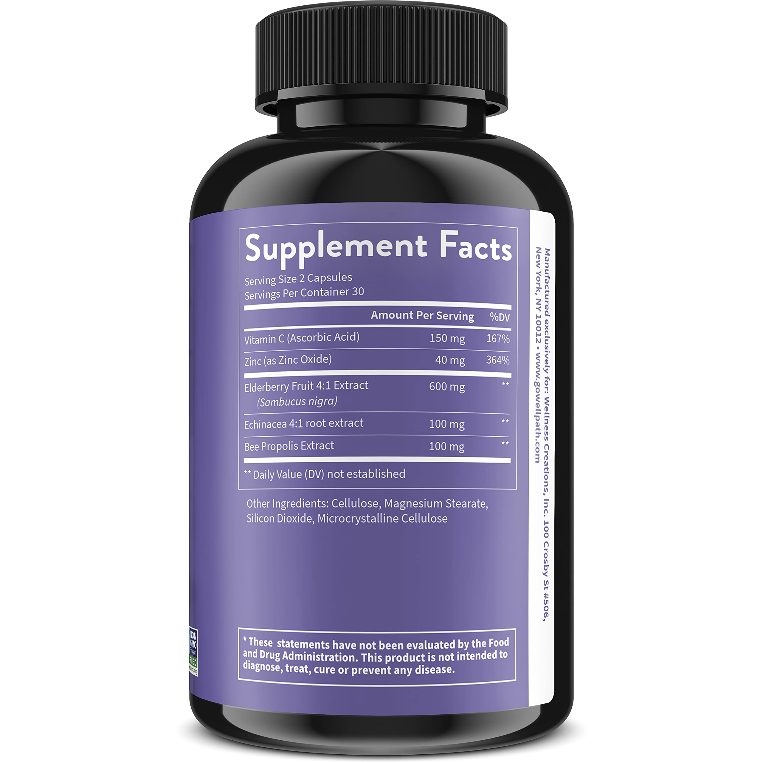 elderberry pills with vitamin C benefits