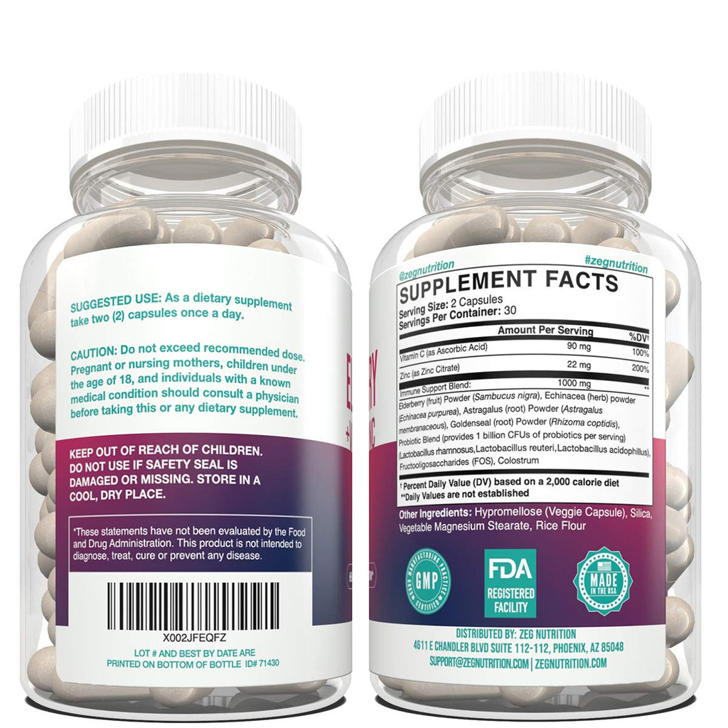Elderberry plus Vitamin C benefits