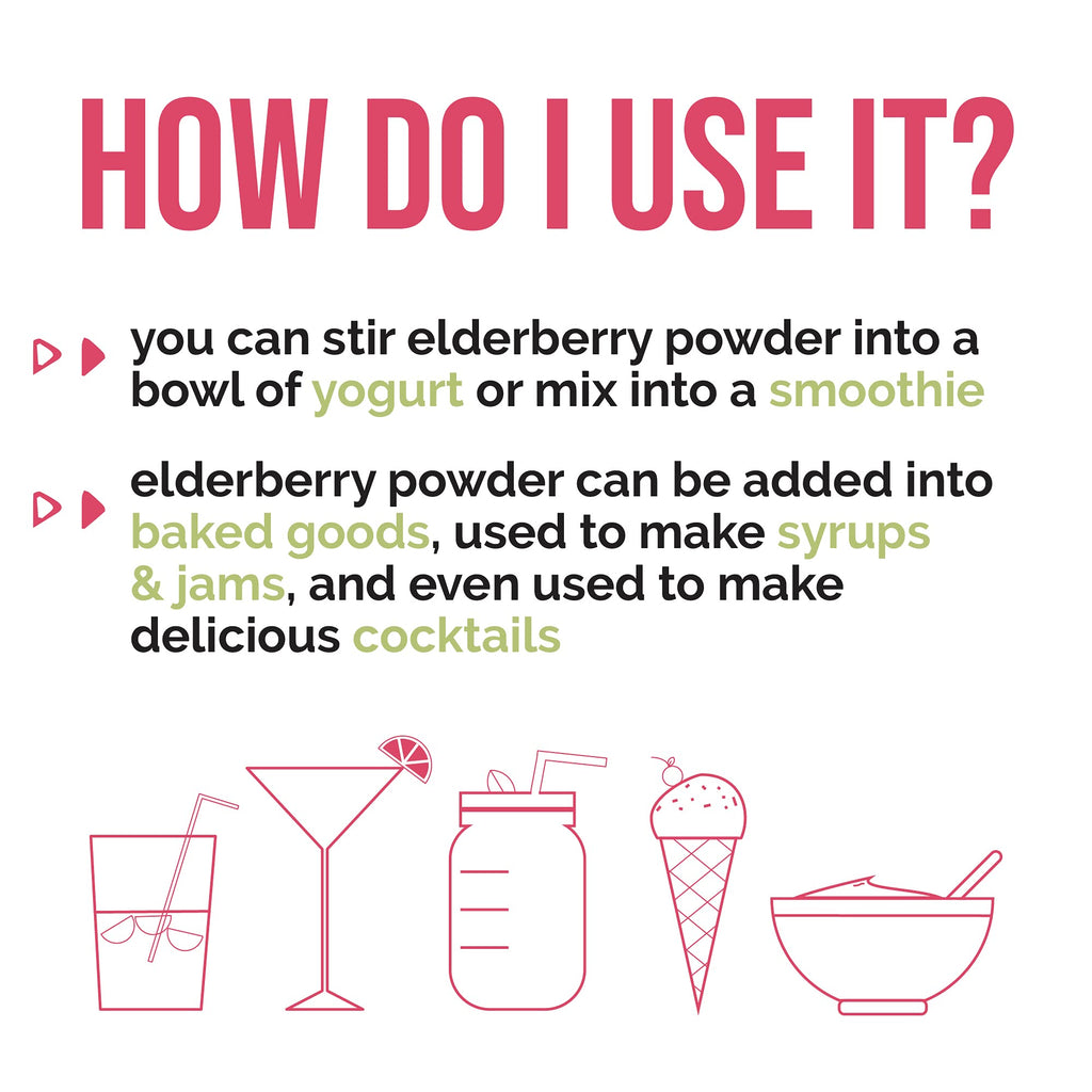 elderberry powder for baking recipes