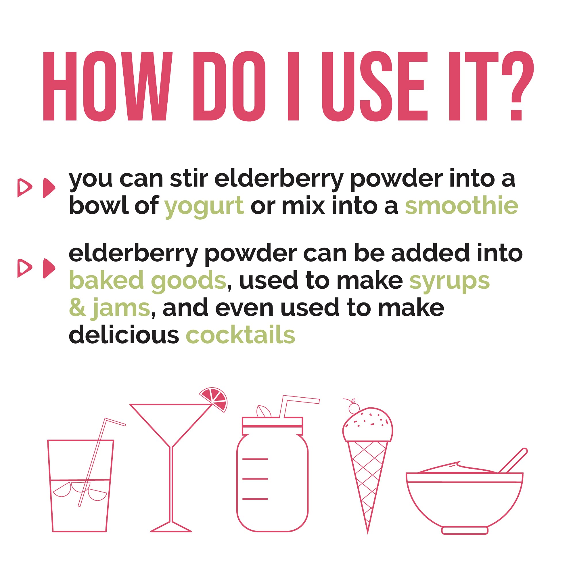 elderberry powder for baking recipes