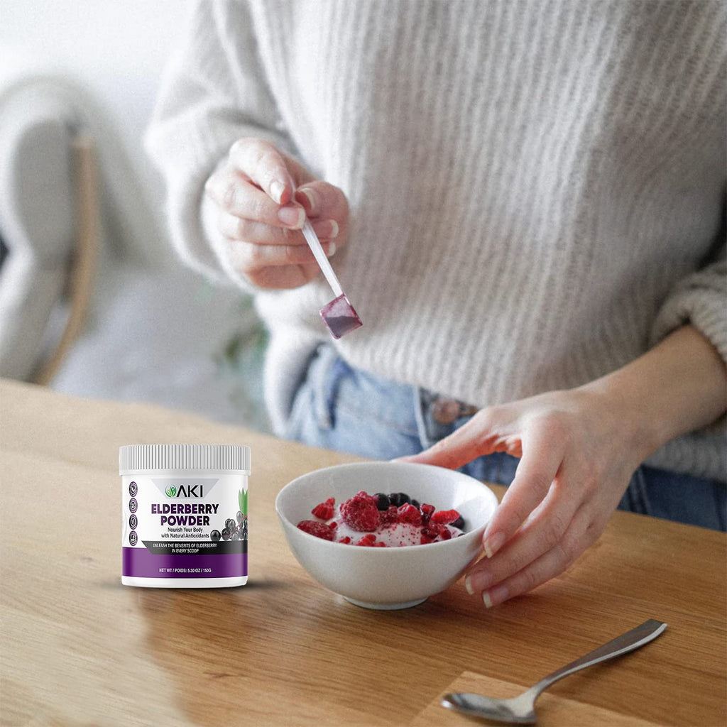elderberry powder for daily supplements