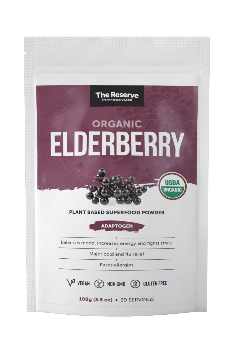 elderberry powder for stress relief