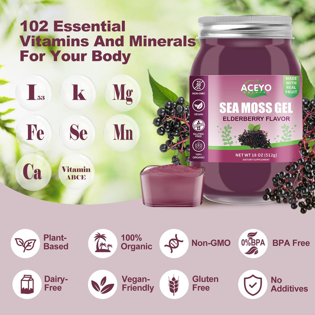 elderberry sea moss for health