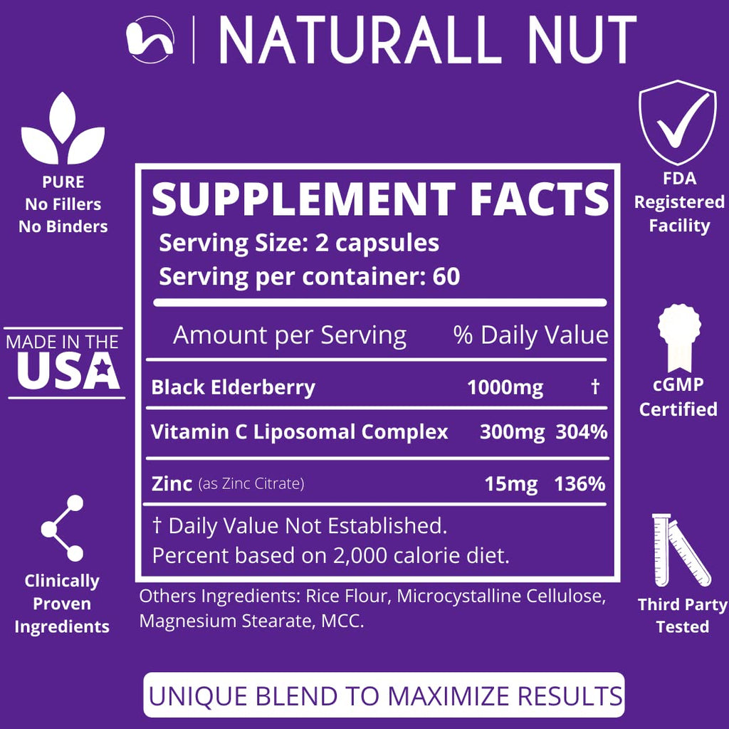 Elderberry supplement for antioxidant boost