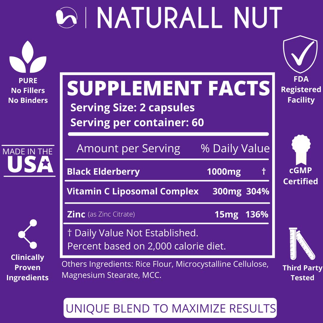 Elderberry supplement for antioxidant boost
