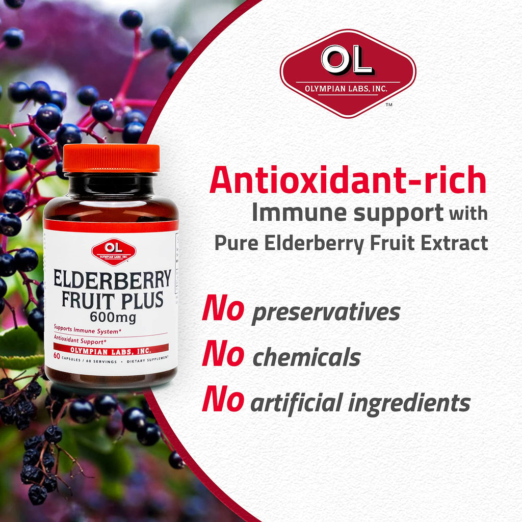 Elderberry supplement for antioxidant protection