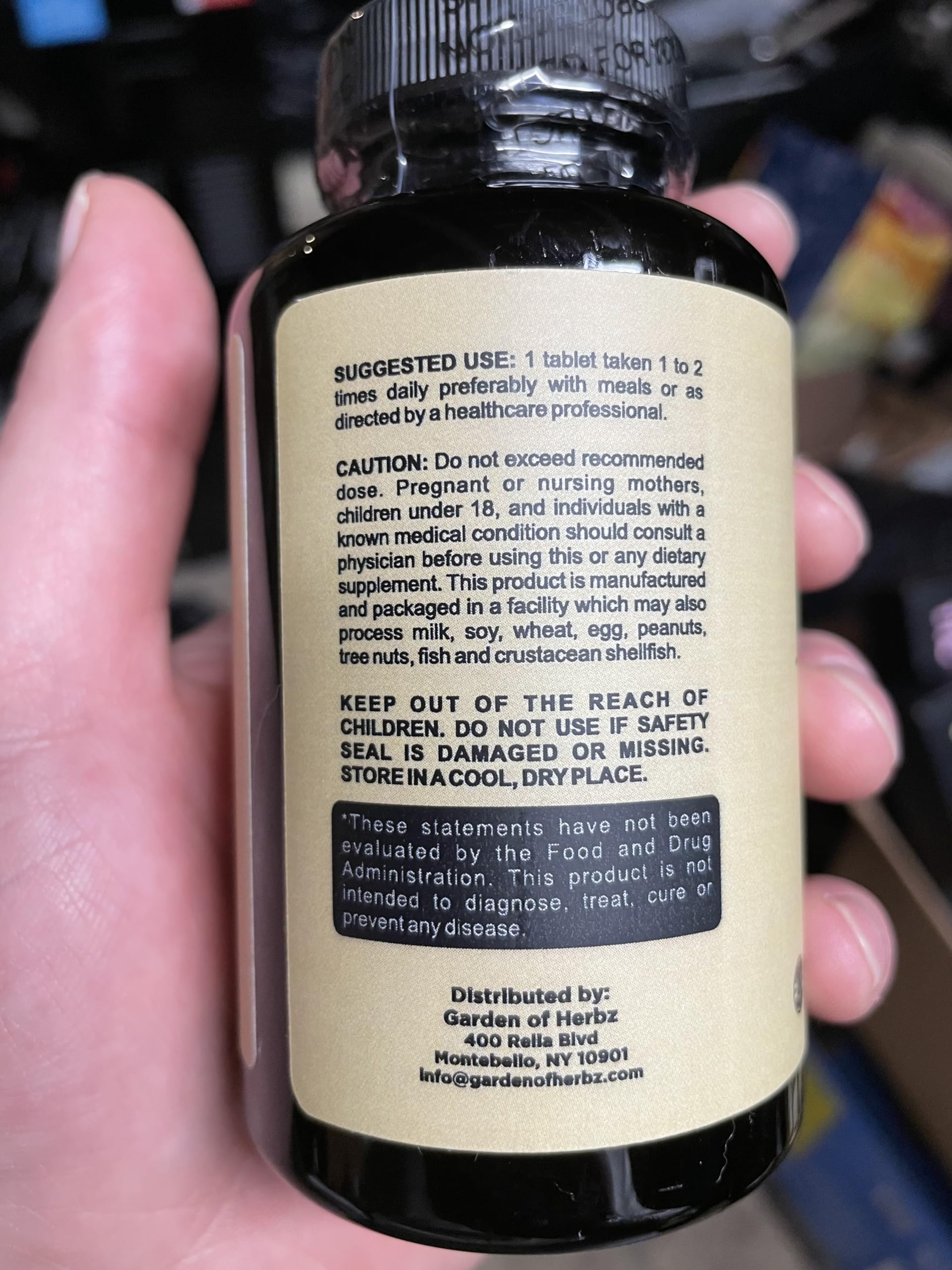 Elderberry supplement for cold relief