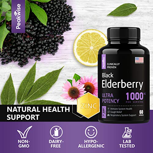 Elderberry supplement for cold season