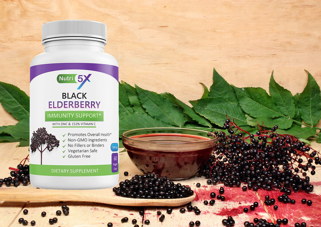 Elderberry supplement for enhanced wellness