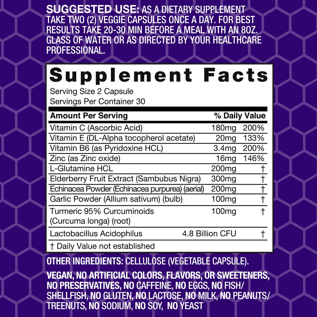 Elderberry supplement for overall health