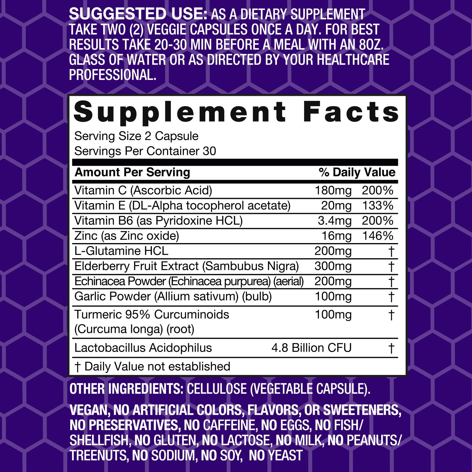 Elderberry supplement for overall health