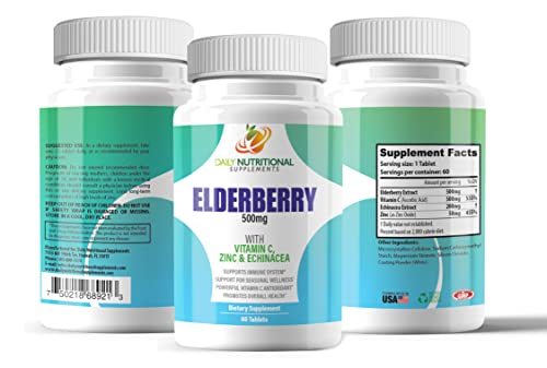 Elderberry supplement for seasonal health
