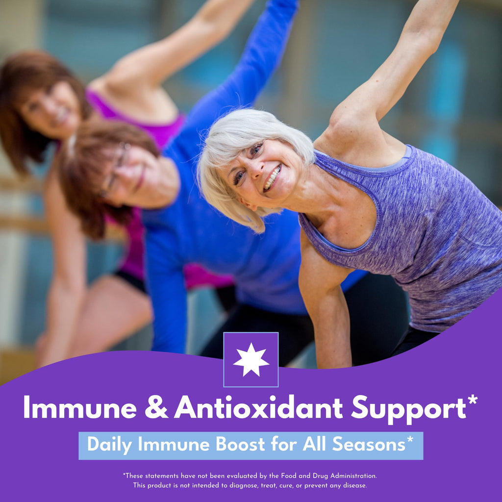Elderberry supplement for seasonal wellness