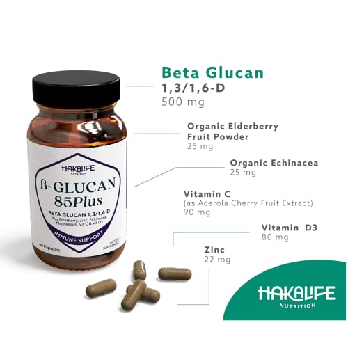 elderberry supplement with Glucan85PLUS