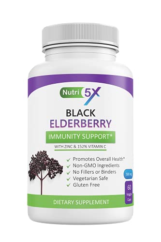 Elderberry supplement with zinc benefits
