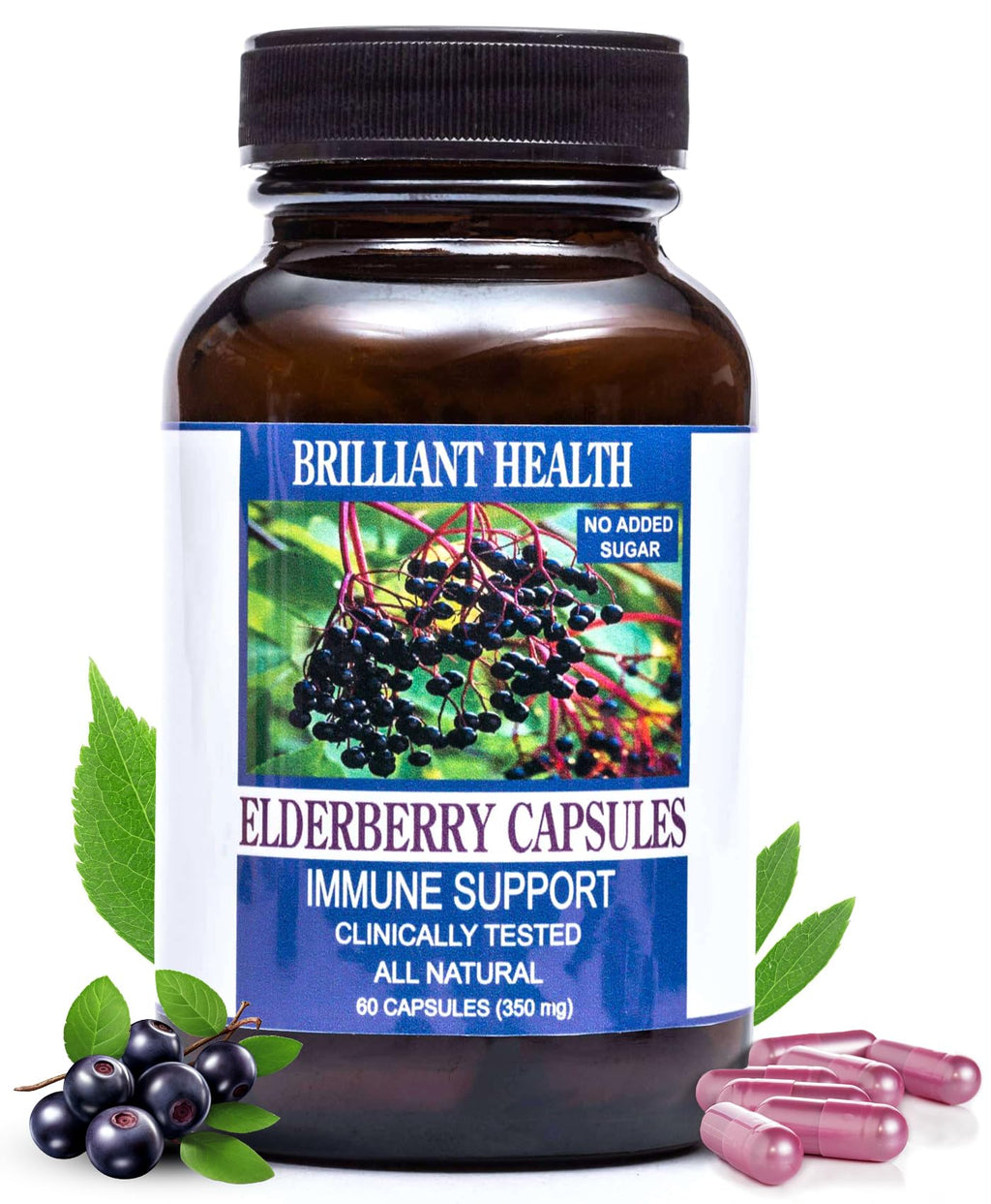 Elderberry supplements for immune support