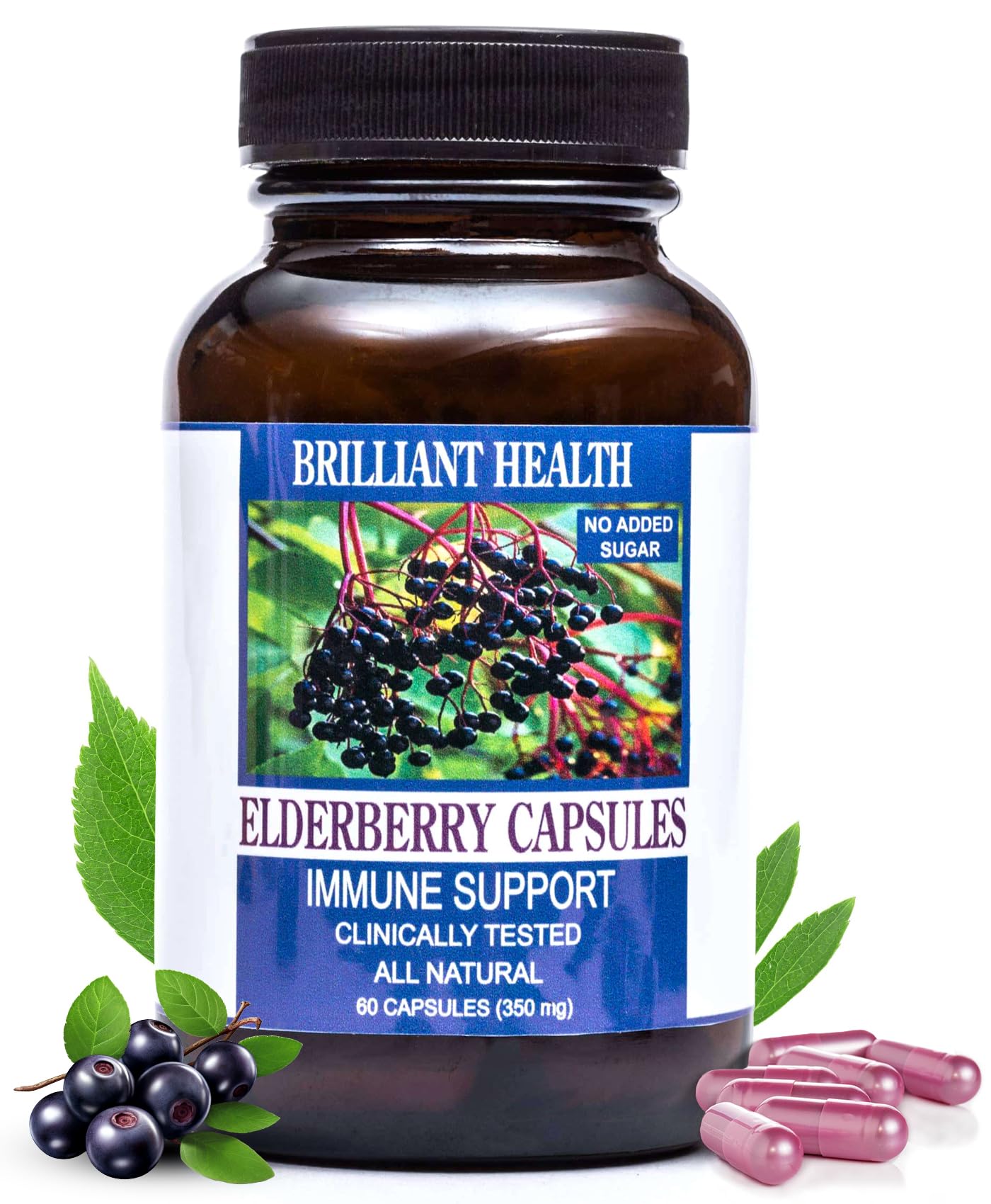 Elderberry supplements for immune support