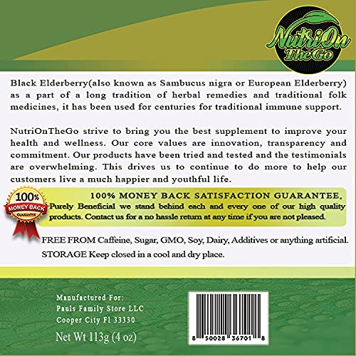 Elderberry syrup alternative for wellness