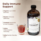 Elderberry syrup for cold and flu relief