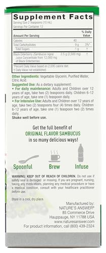elderberry syrup for cough and congestion