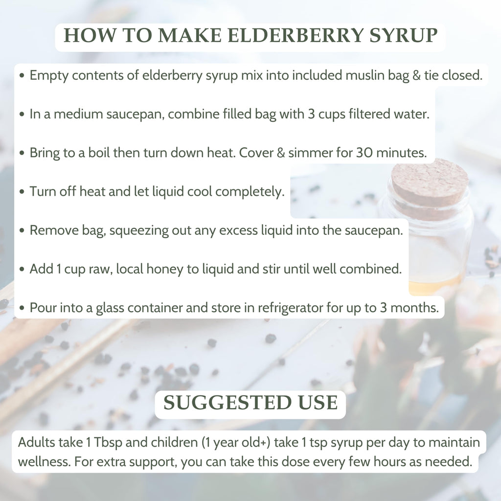 elderberry syrup for daily wellness