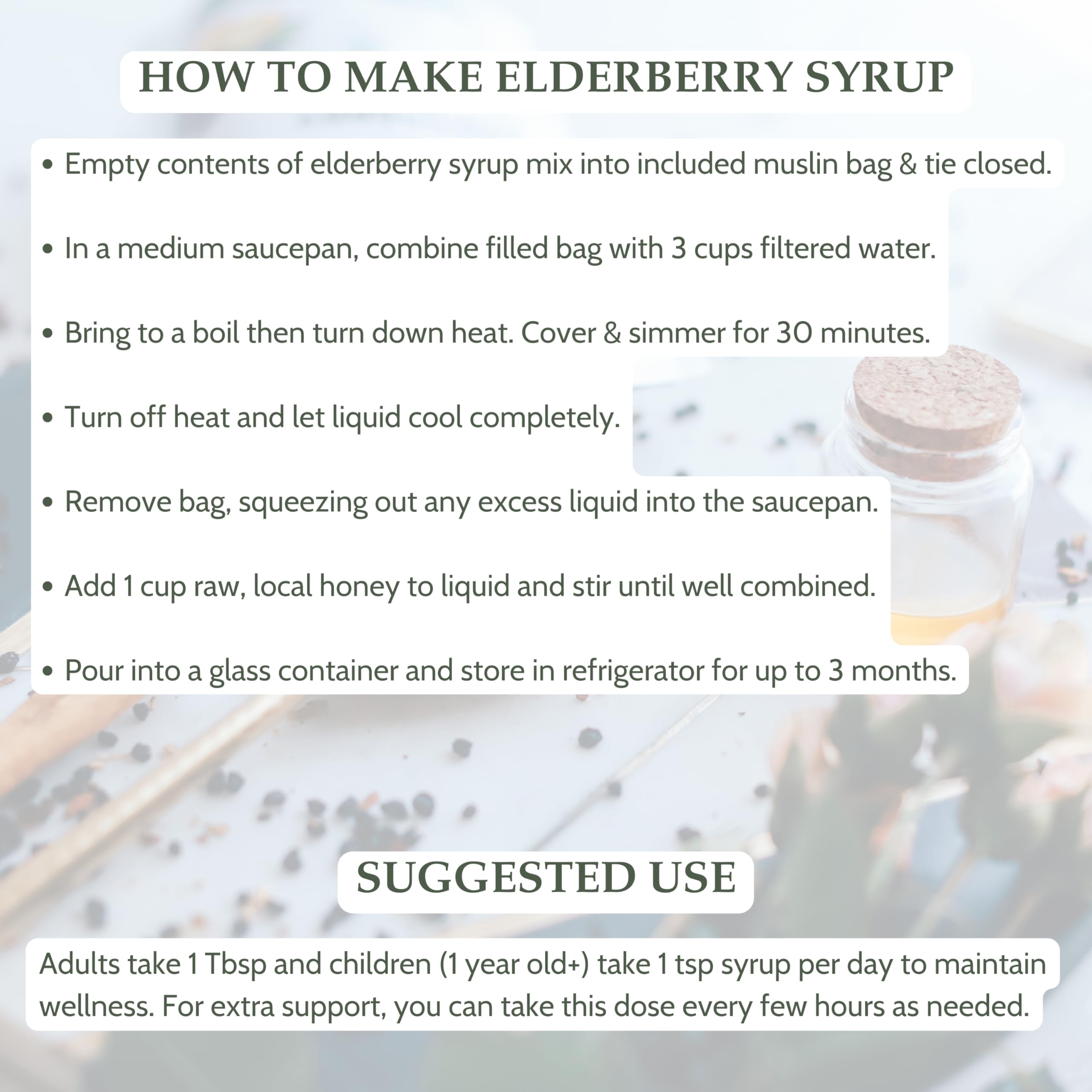 elderberry syrup for daily wellness