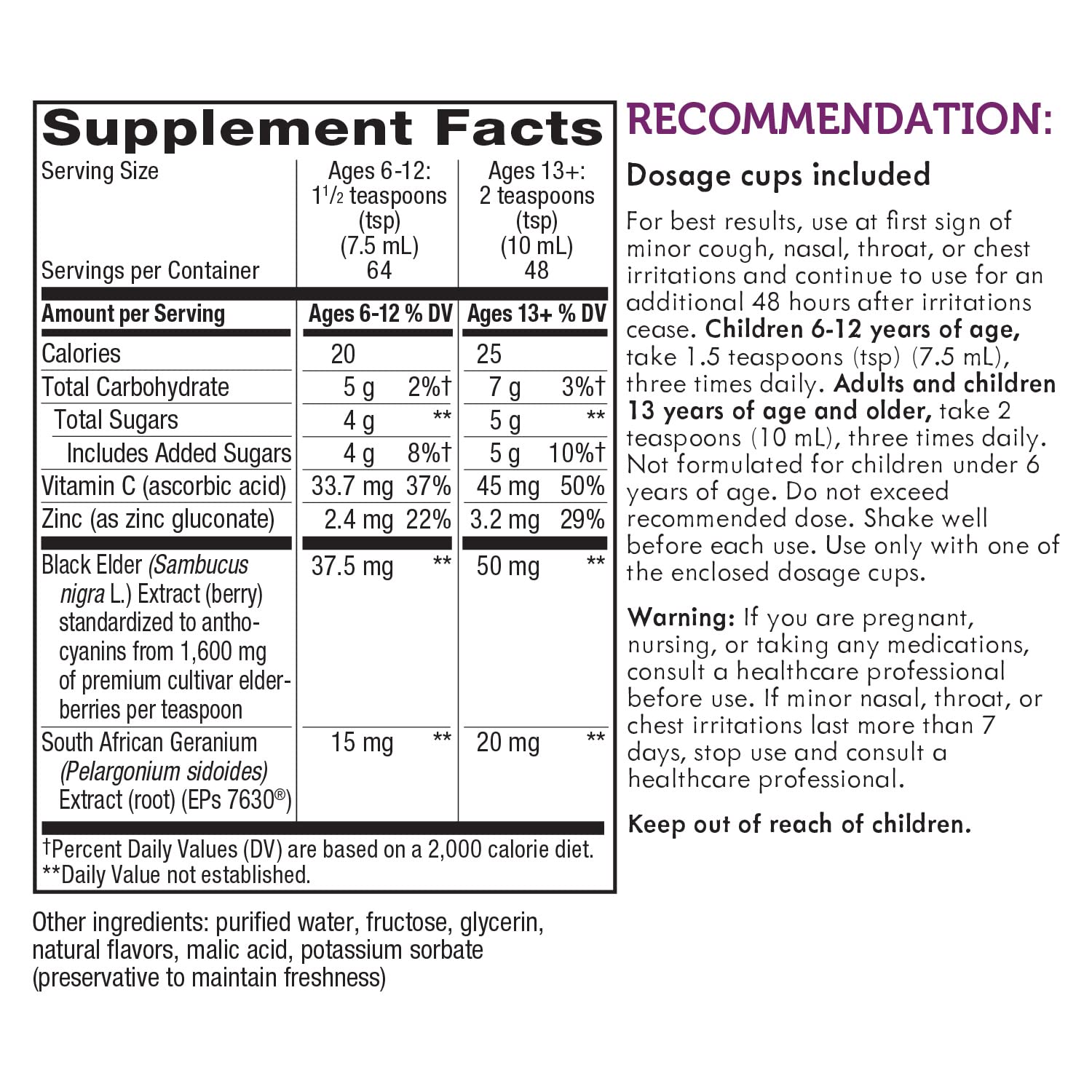 Elderberry syrup for everyday immune support