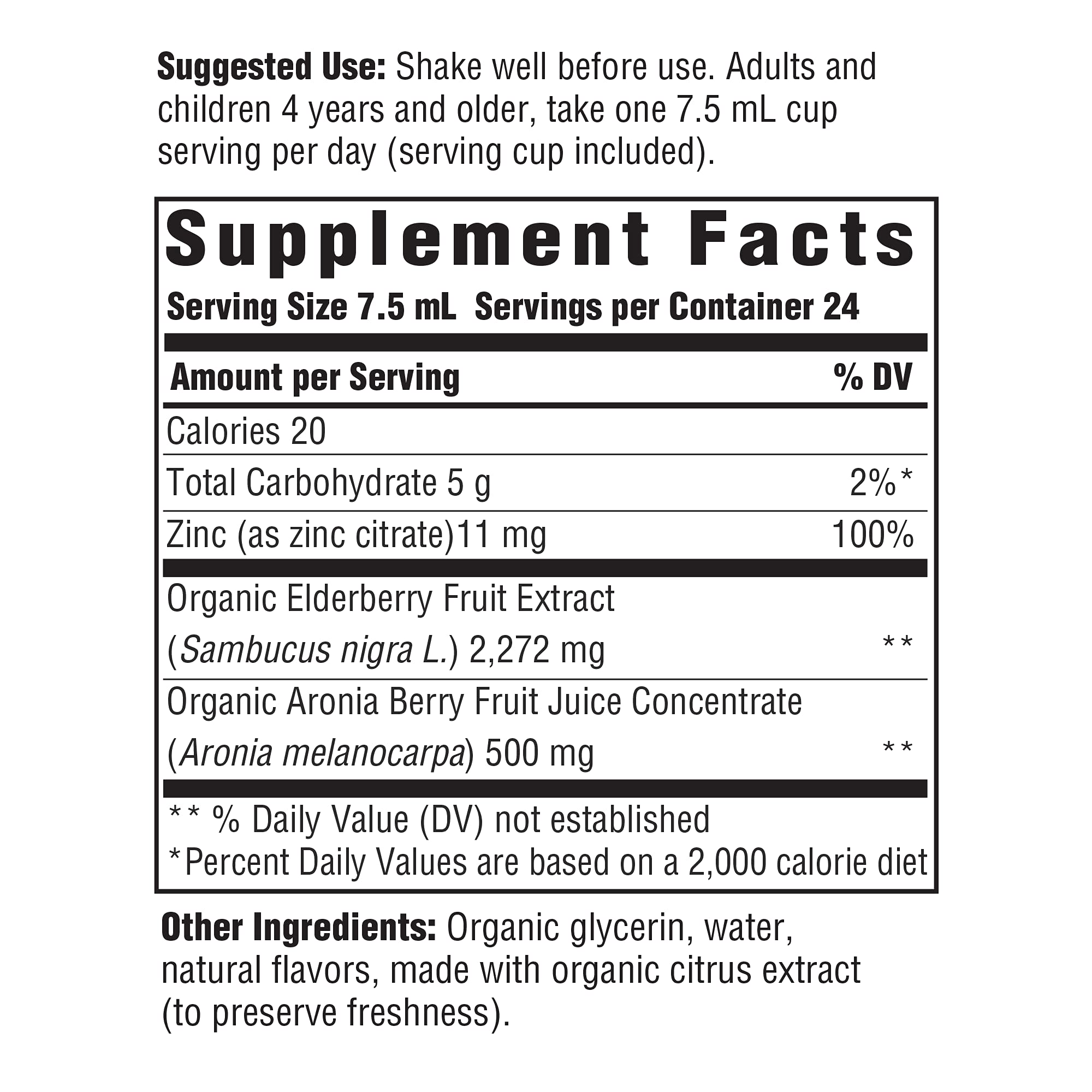 Elderberry syrup for healthy immune function