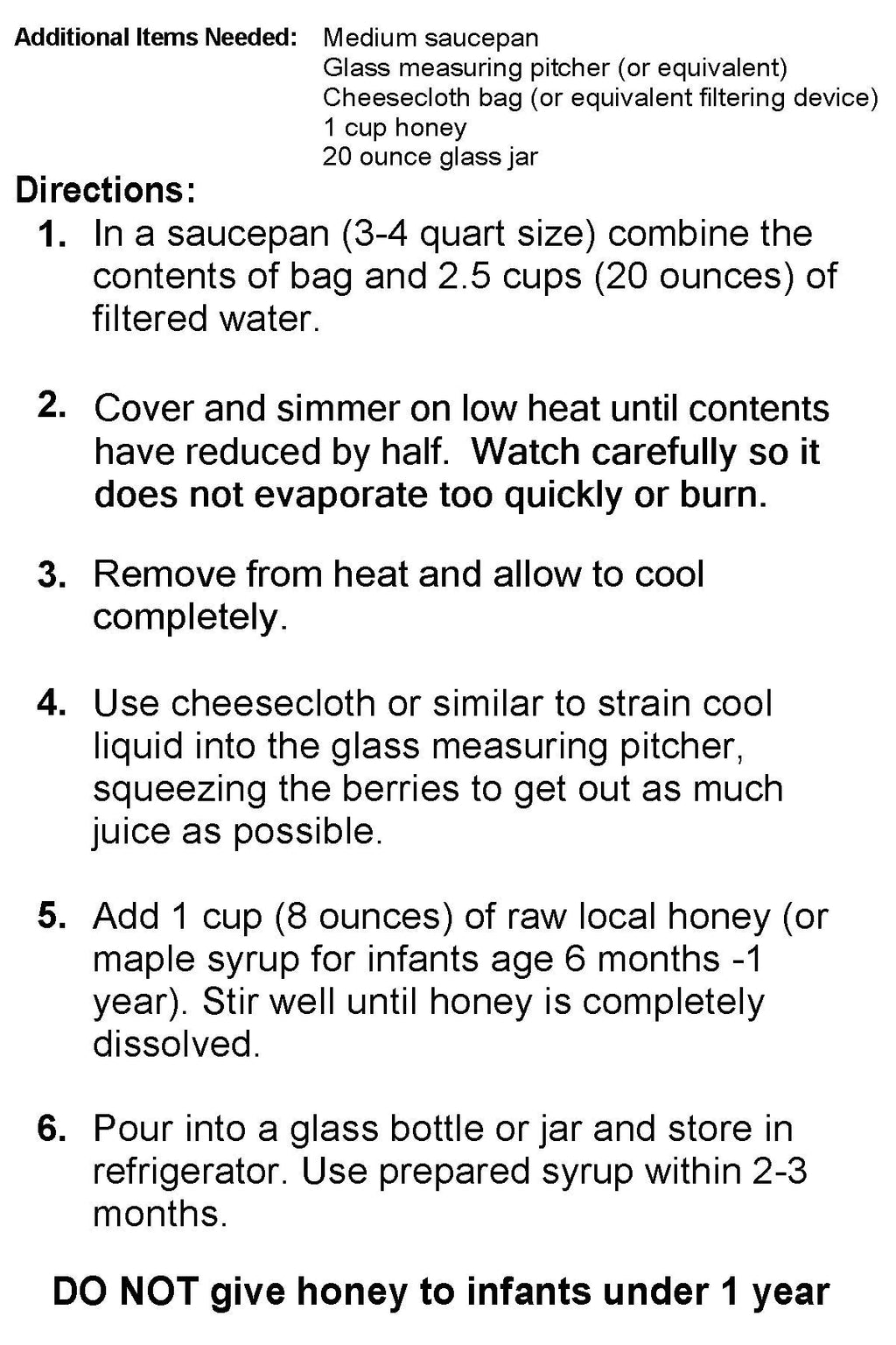 elderberry syrup for immune support