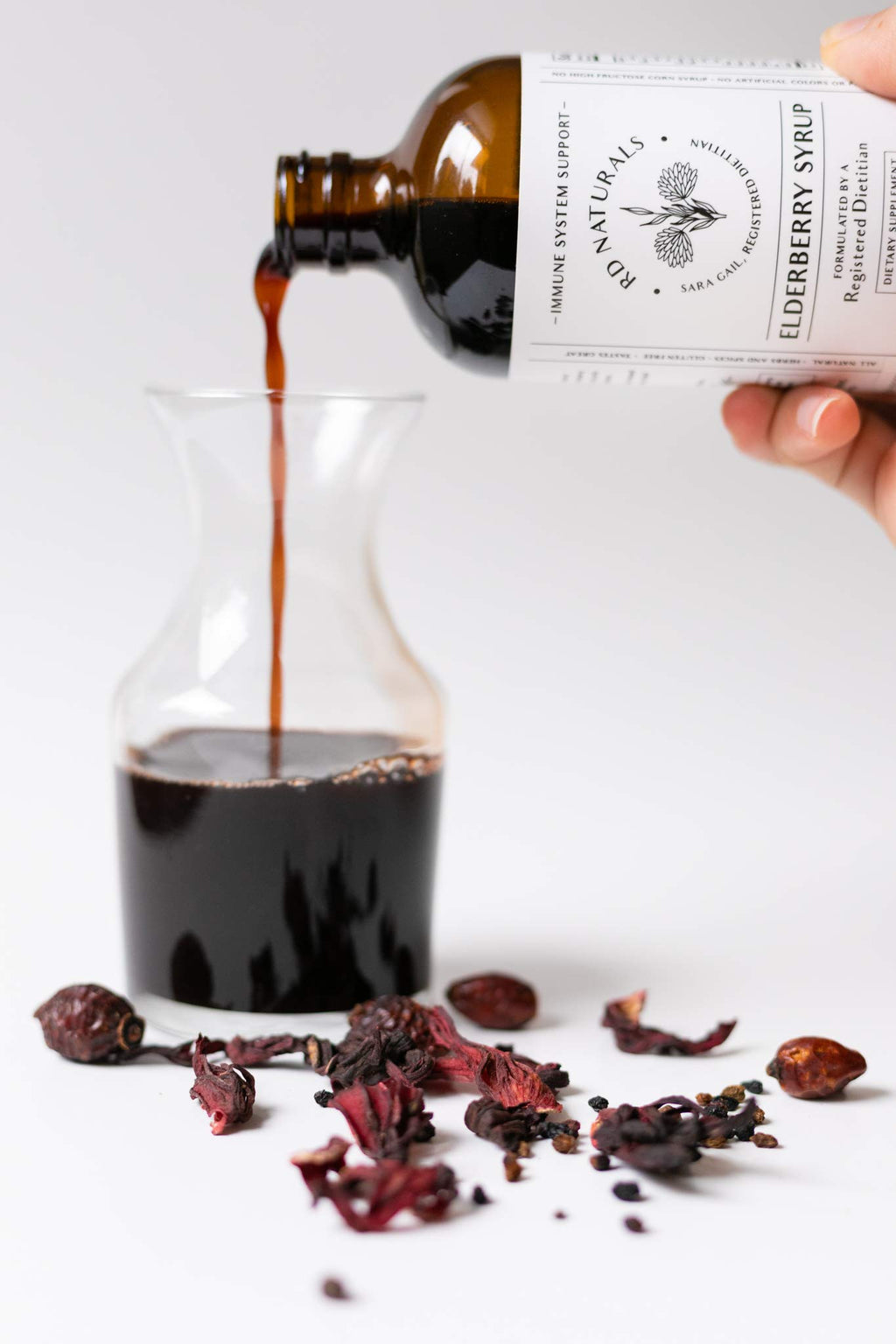 Elderberry syrup for seasonal support