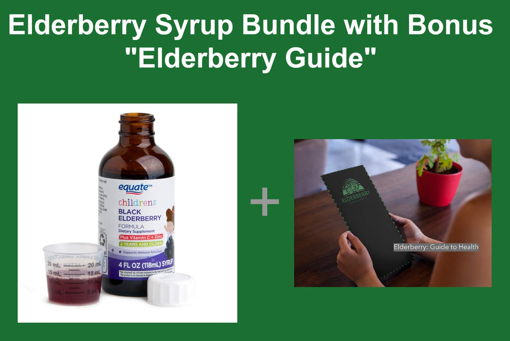 Elderberry syrup for seasonal wellness