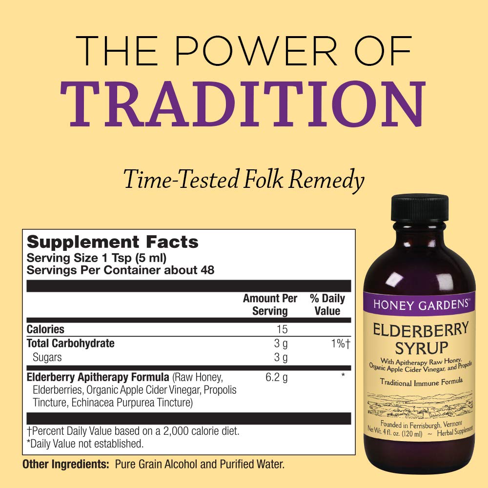 Elderberry syrup made in Canada