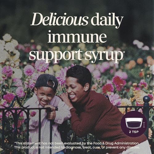 Elderberry syrup with antioxidants support