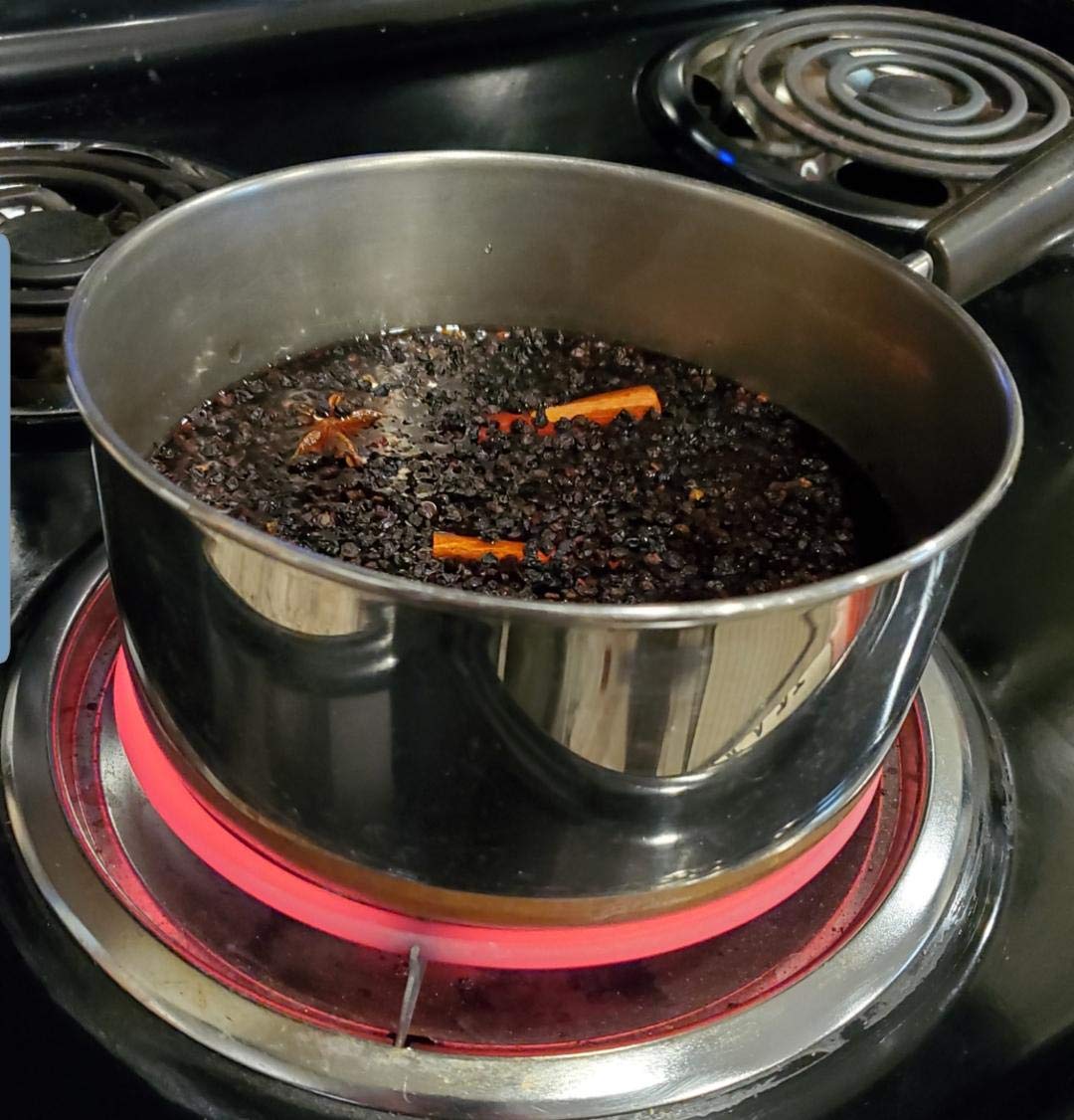 elderberry syrup with Ceylon cinnamon