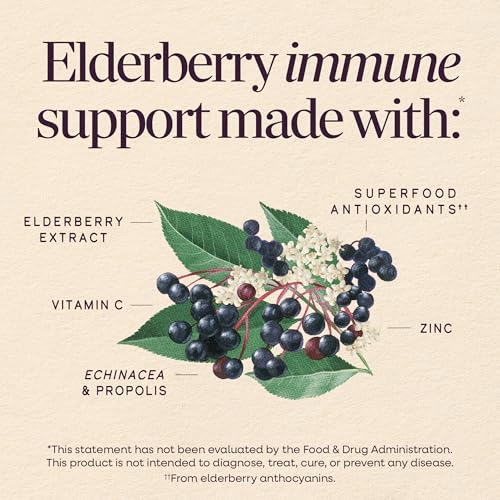 Elderberry syrup with echinacea and propolis