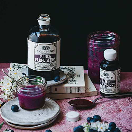 elderberry syrup with mushrooms blend