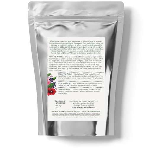 elderberry syrup with natural ingredients