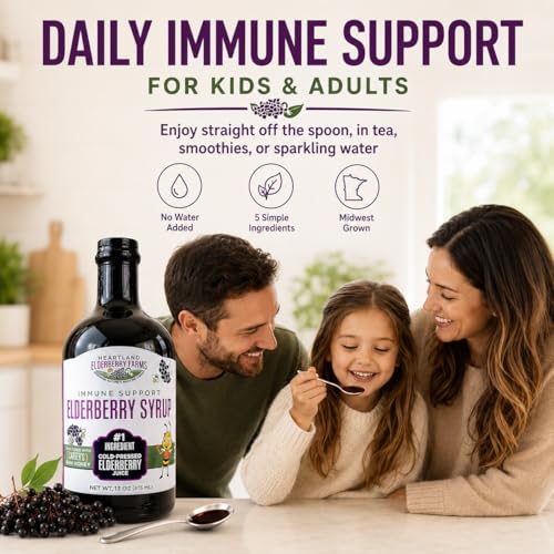elderberry syrup with star anise flavor